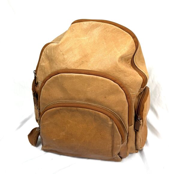 Cortez | Bags | Vintage Cortez Leather Backpack Hand Crafted Genuine ...